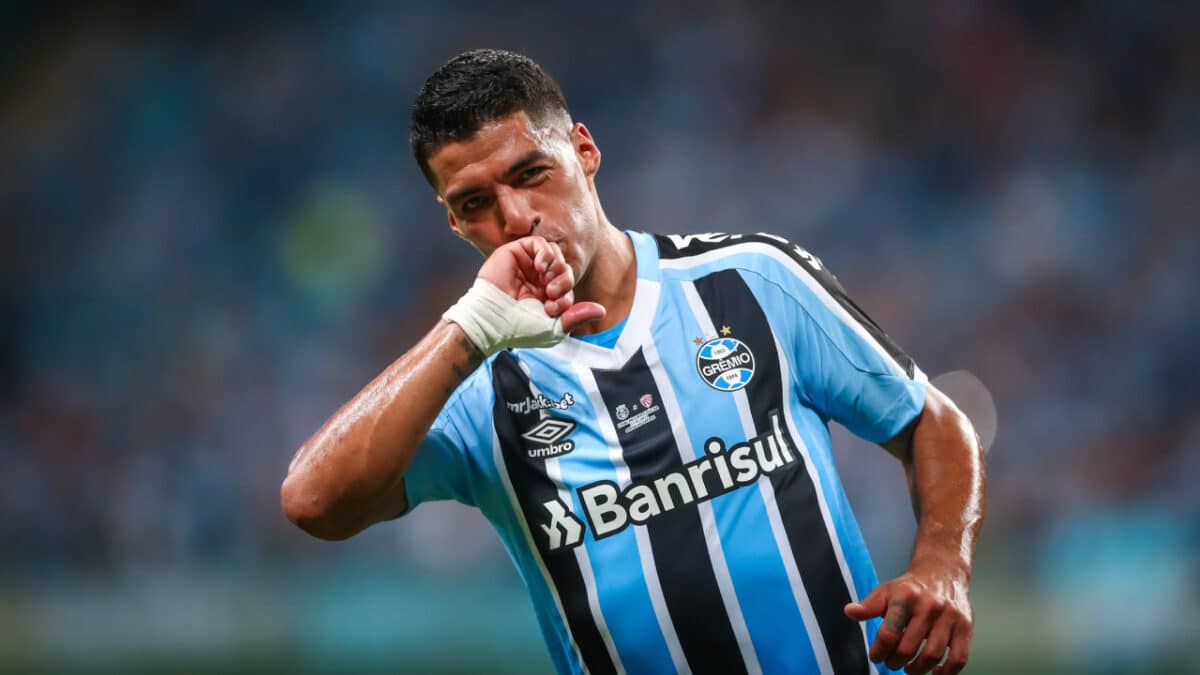 Os números completos de Luis Suárez em sua estreia pelo Grêmio